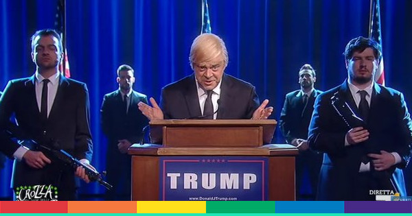 Donald Trump secondo Crozza: lo sketch è tutto da ridere