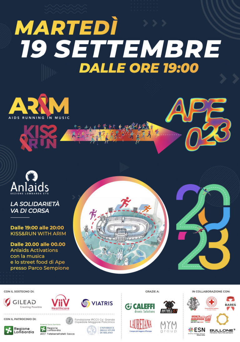 Arim 2023, a parco Sempione a Milano la lotta all'HIV a suon di musica