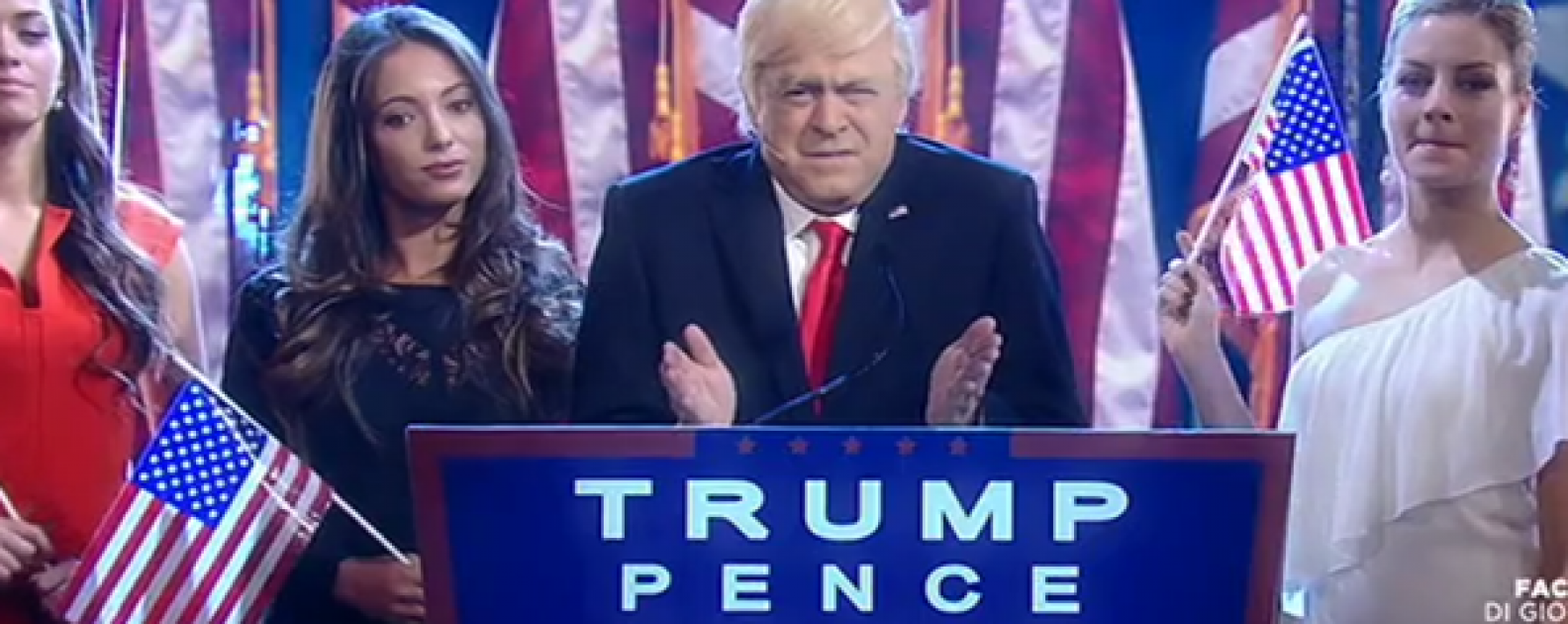 Trump-Crozza: "Sarò il presidente di tutti, gay a parte"